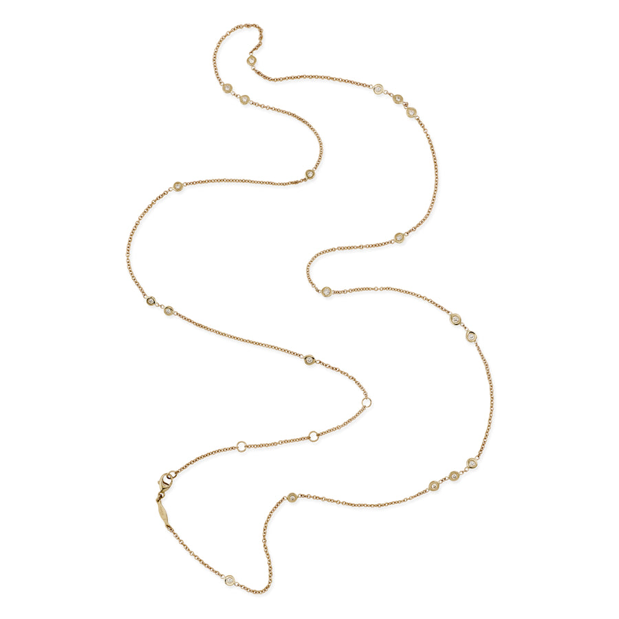 20 Diamond Spaced Out Belly Chain – Jacquie Aiche